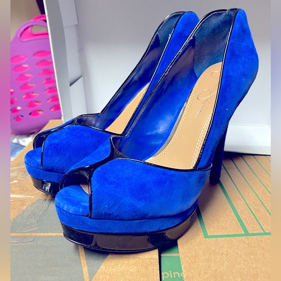 Jessica Simpson | Shoes | Designer Brand New Womens Sexy Cobalt Blue ...